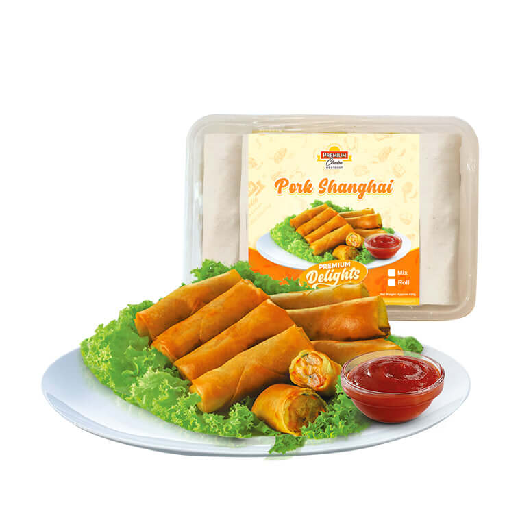 PREMIUM DELIGHTS PORK SHANGHAI ROLL 450G – Premium Choice Meatshop